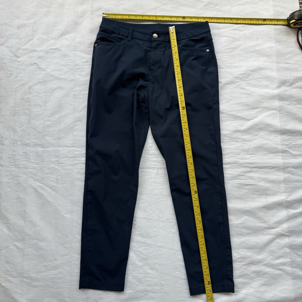 Lululemon Mens Size 30 x 28 ABC Warpstreme Navy Blue Pants Stretch ...