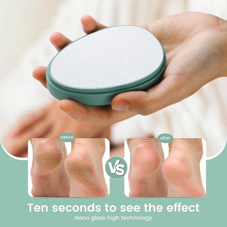 BEZOX 2in1 Nano-Glass Foot File and Callus Remover - Highly Effective ...
