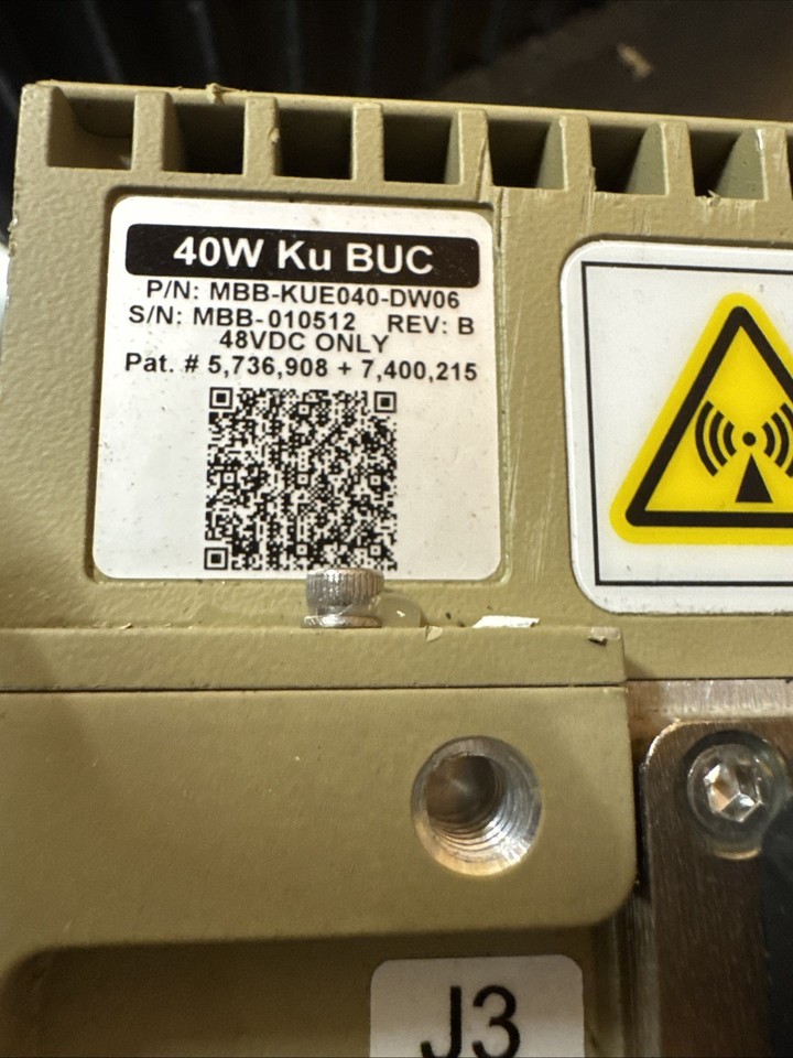 Wavestream MBB-KUE040-DW06 40W BUC Ku-Band Matchbox Block Upconverter ...