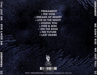 FIRMAMENT WE DON'T RISE, WE JUST FALL NEW CD 4056813385526| eBay