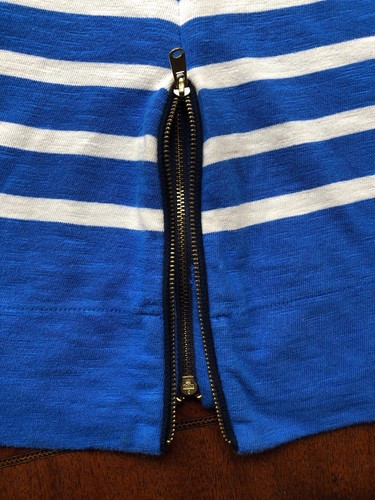 J. Crew Womens Misses Dress Blue White Stripe Nautical Size XS 73194 ...