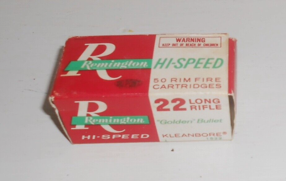Remington Hi-Speed 50 RIM Fire Cartridges 22 Long Rife Empty Box | eBay