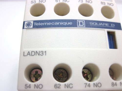Telemecanique/Square D/Schneider LADN31 Auxiliary Contact Block, 3 N.O ...
