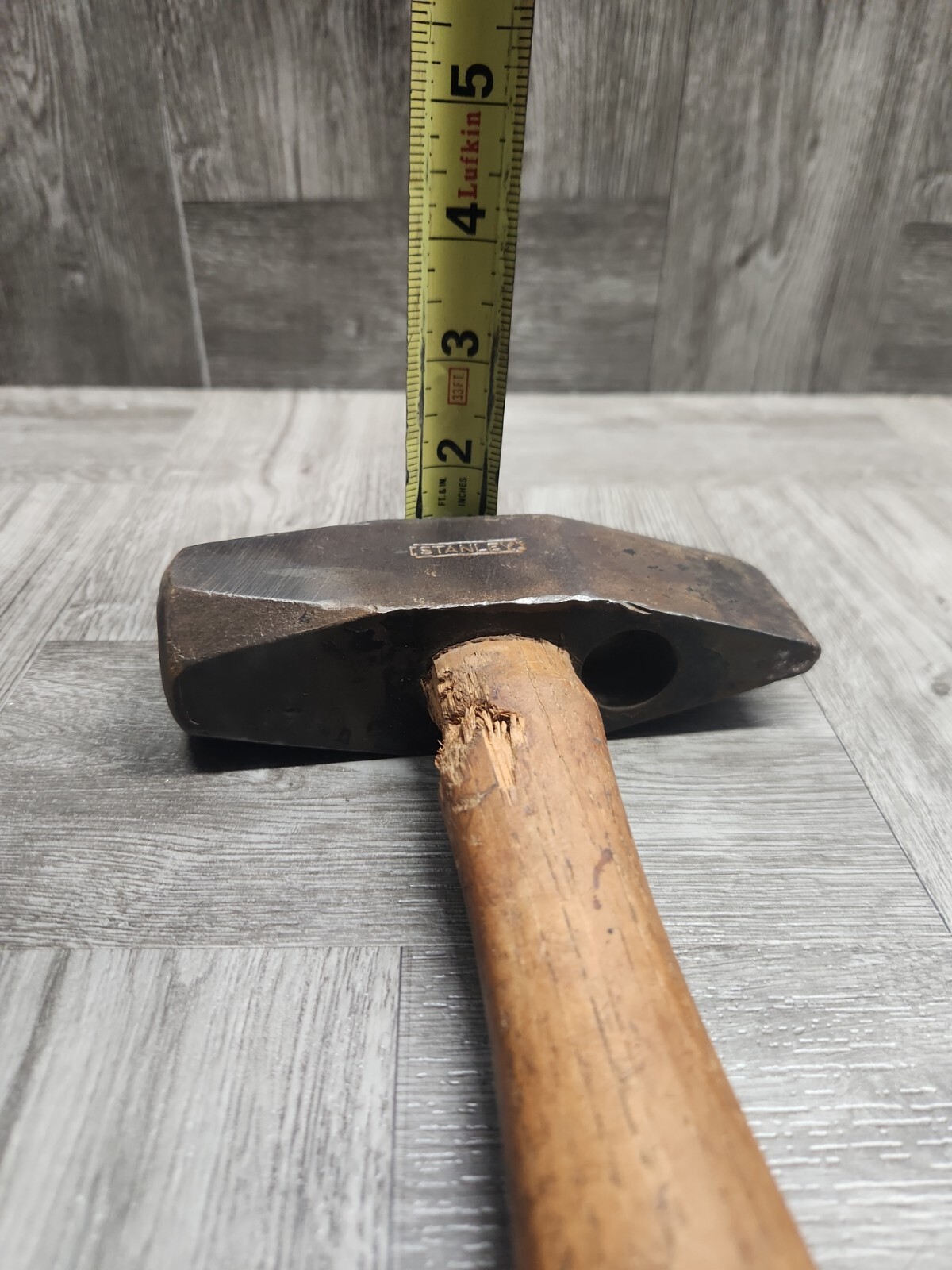 Vintage Stanley Bell System 2-1/2 Lb Lineman’s Hammer With Foot Peg ...