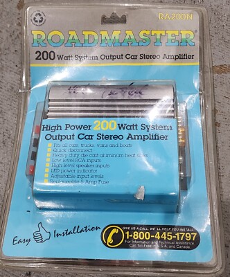 New ROADMASTER RA200N 200 Watt Vintage Car Stereo Amplifier | eBay