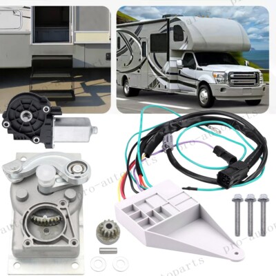 For Lippert Kwikee RV Step Motor 676061 &Gear Box 379160 &Control Unit ...