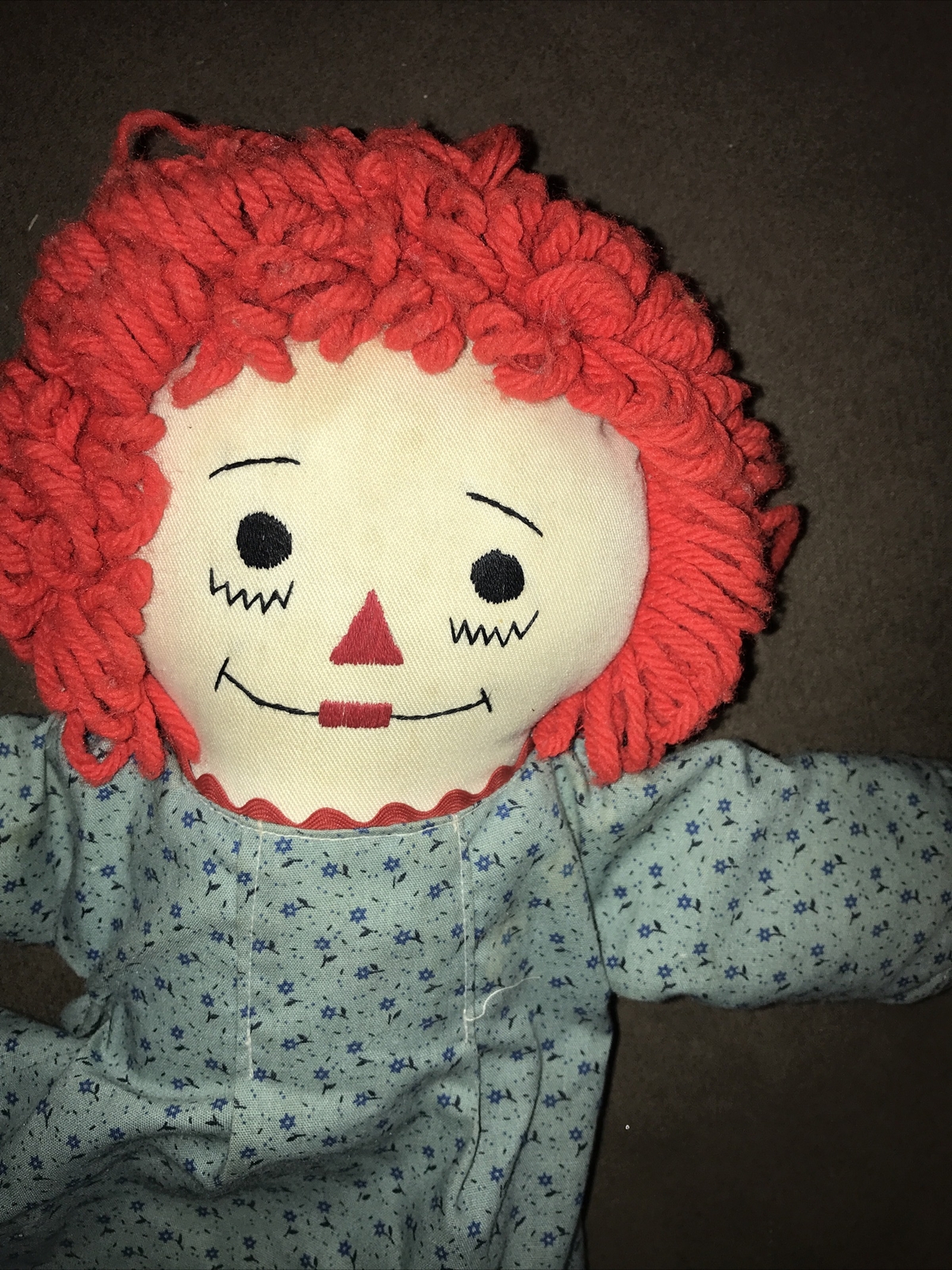 Vintage Raggedy Ann Knickerbocker 1970's 16 Inch Cloth Doll | eBay