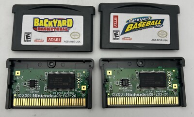 Backyard Baseball & Basketball GBA (Gameboy Advance) Tested Lot Of 2 | eBay