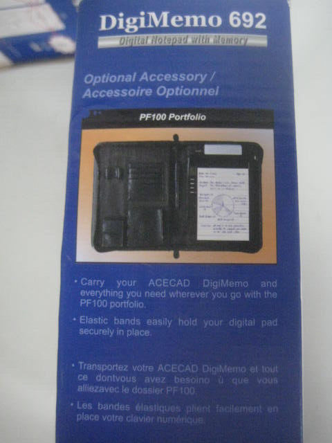Acecad DigiMemo 692 Digital Writing Pad Computer Input Device 32MB ...