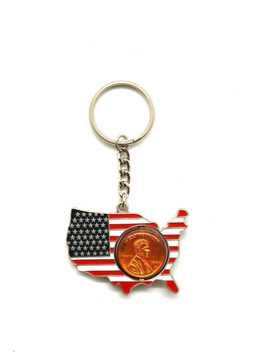 Vintage 1991 Lincoln Penny USA Flag "Time For A Change" Revolving ...