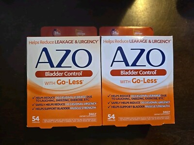 2 Boxes AZO BLADDER CONTROL CAPSULES 54CT (BN14) 787651760025 | eBay