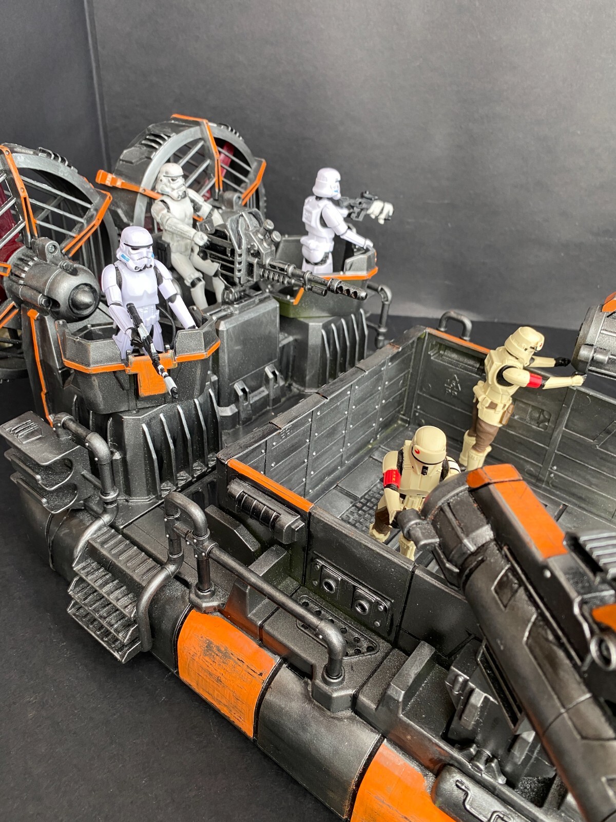 Star Wars Hovercraft Stormtrooper Assault Transport Empire Vintage ...