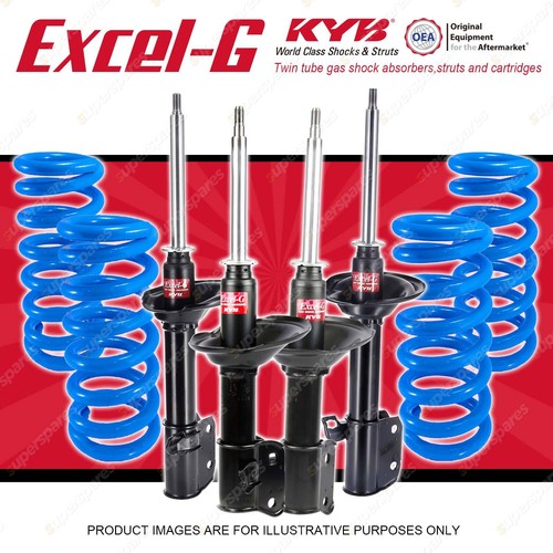 4x KYB EXCEL-G Shock Absorbers + STD Coil Springs for SUBARU Liberty ...
