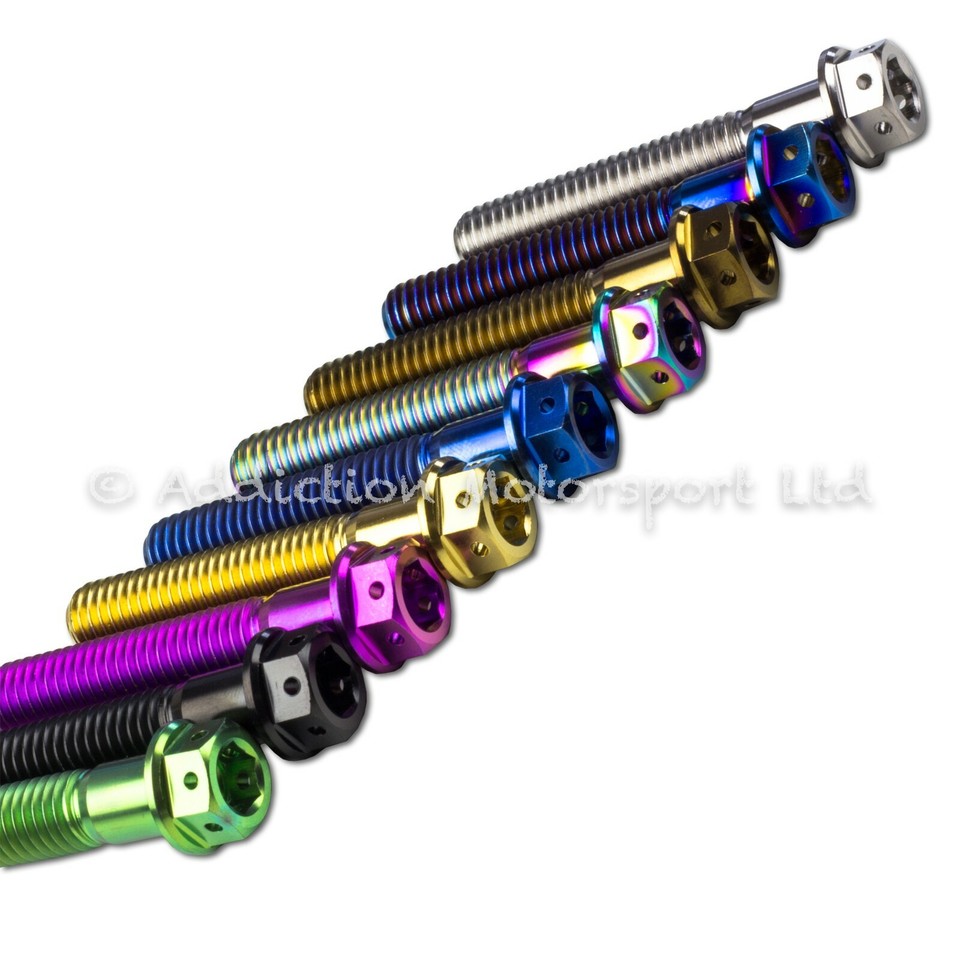 4x Black Titanium Front Fork Pinch Screws Bolt M8x35mm for BMW M 1000 R ...