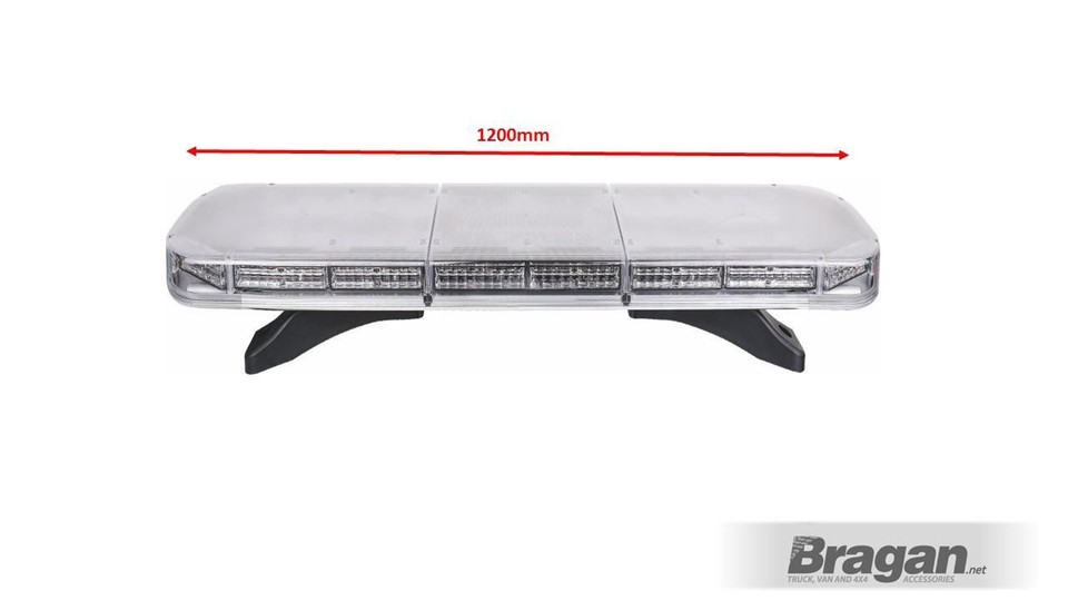 12v-24v LED Flashing Beacon Light Bar 1200mm Dual Color | eBay