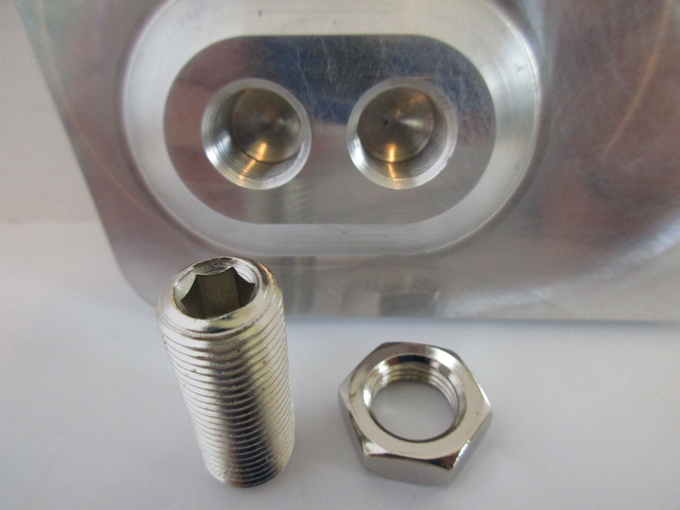Polished Billet Aluminum Brake Pedal Pad Rectangle Chevy Ford Hot Rod ...
