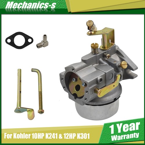 Carb For Kohler 10HP K241 & 12HP K301 #26 w/2 Choke Shafts Gasket ...