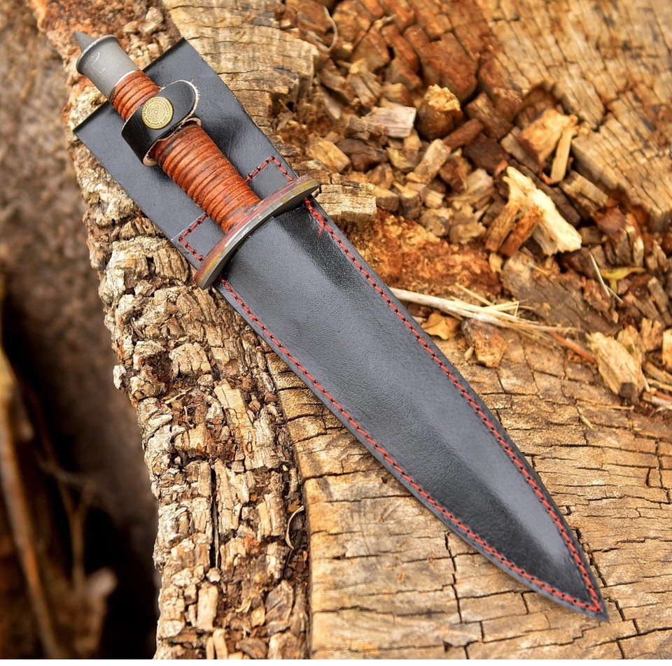 Vintage Design V-42 Dagger US FSSF WWII Dagger Knife Double Edge Blade ...