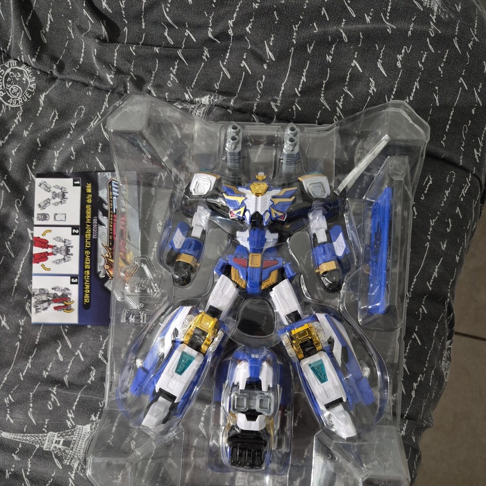 Metal Card Bot W BLUECOP W Transforming Robot Action Figure SAMG Korea ...