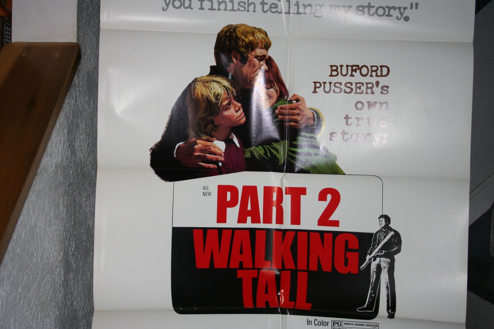 WALKING TALL Part 2 Orig. Movie Poster 1975 Bo Svenson Noah Beery | eBay