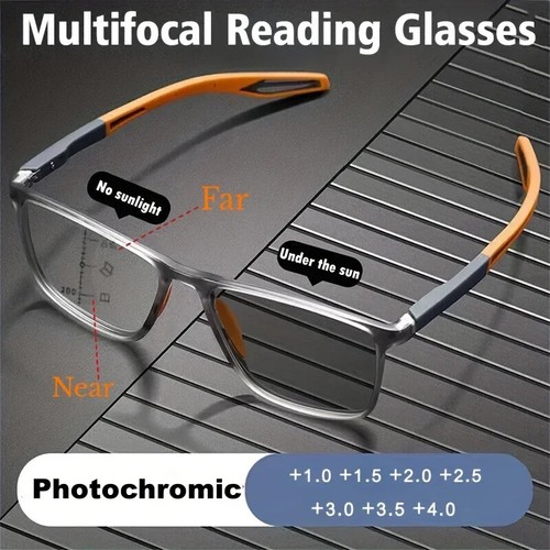 Multifocal Progressive Glass Transition Photochromic Varifocal Reading ...