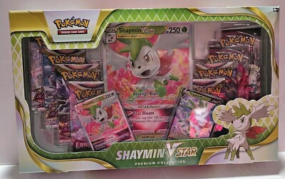 SHAYMIN V STAR PREMIUM COLLECTION / POKEMON / FACTORY SEALED BOX NEW | eBay