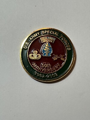 US Army Special Forces 50th Anniversary Colonel Aaron Bank challenge ...