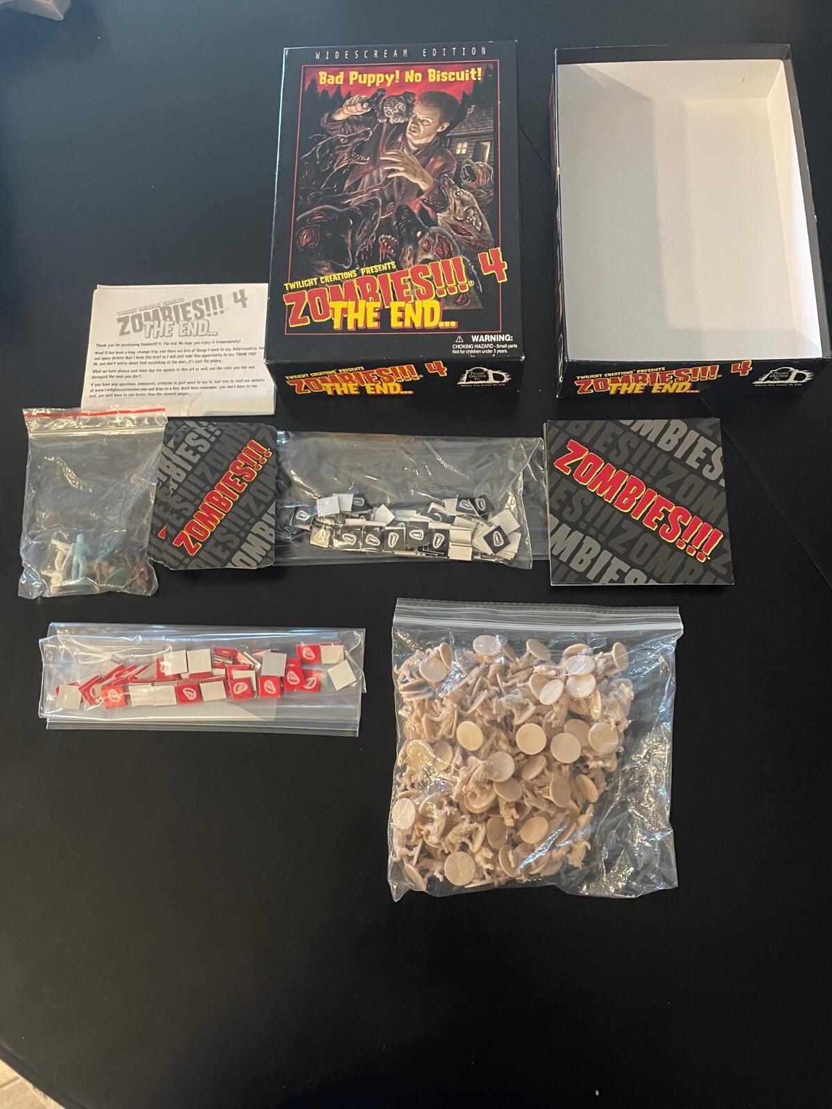 Zombies 4 The End... Board Game Card Game Complete + Zombies BX 6016 | eBay