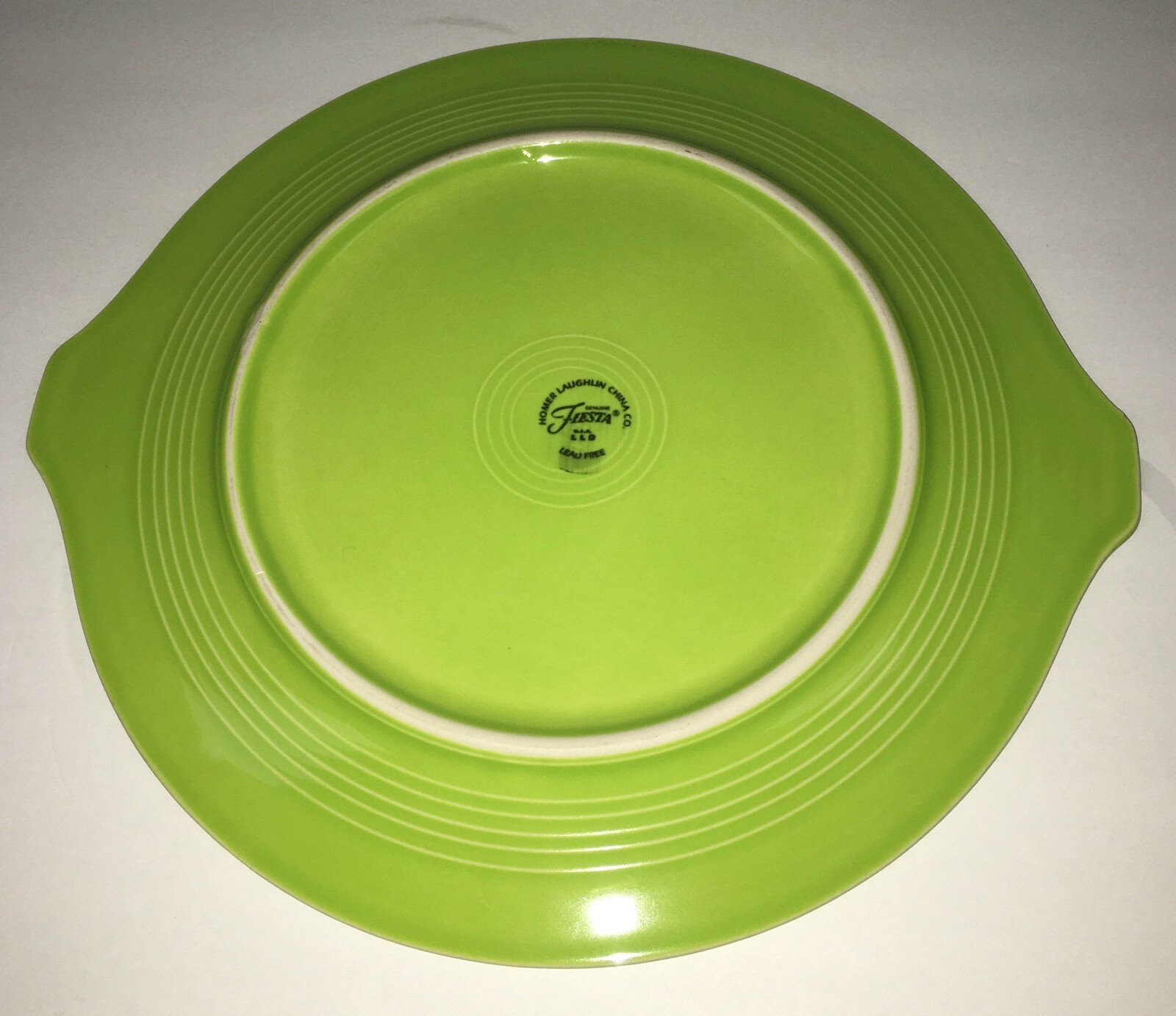 Fiesta Fiestaware Contemporary P86 Chartreuse Green Millennium Hostess ...