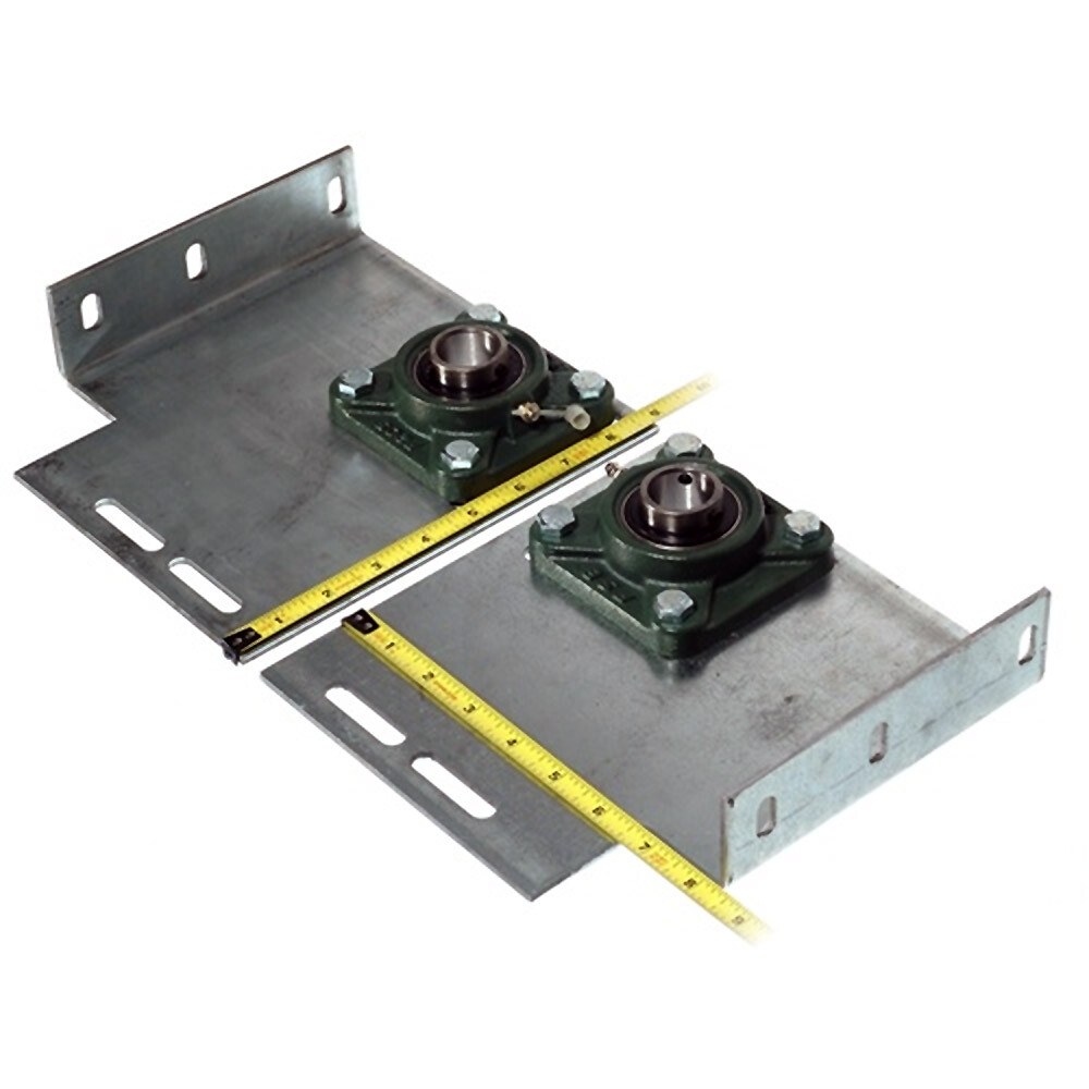 Heavy Duty Garage Door End Bearing Plates 6 Inch Offset (Pair) | eBay