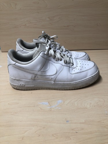 Nike Men's Air Force 1 Low Triple White Sneakers 316122 111 - Men's ...