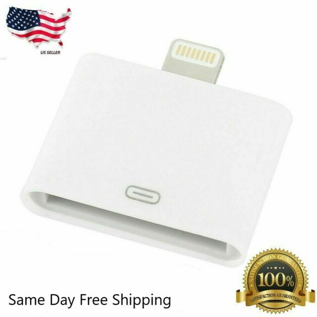 Apple Lightning Charge 30 Pin Female to 8 Pin Male Adapter Converter ...