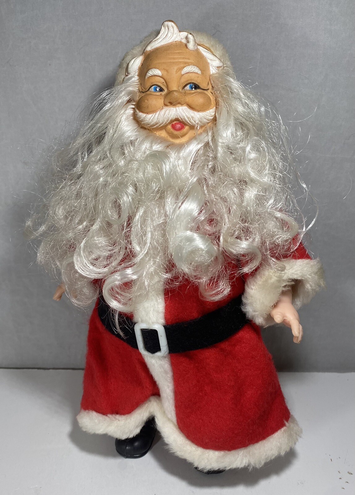 Vintage 10” Red Santa Movable Arms Christmas | eBay