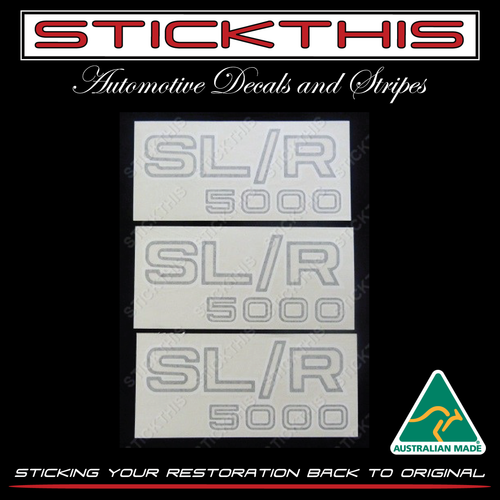 Holden LH Torana - SL/R SLR 5000 Guard or Boot Body Decals Stickers SET ...