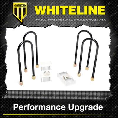 Whiteline 1 Inch Lowering Block Kit Top Pin = 32 Bottom Hole = 35 Width ...