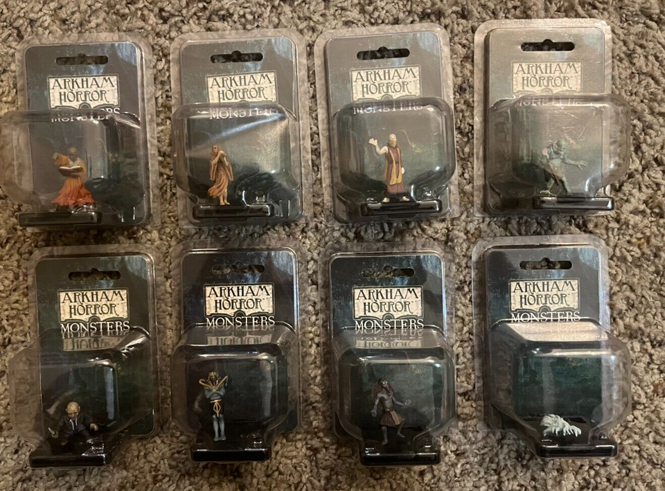 Arkham Horror Miniatures - New - set of 19 Monsters | eBay