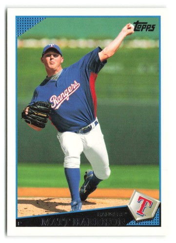 2009 Topps Matt Harrison #369 Texas Rangers BASEBALL Card | eBay