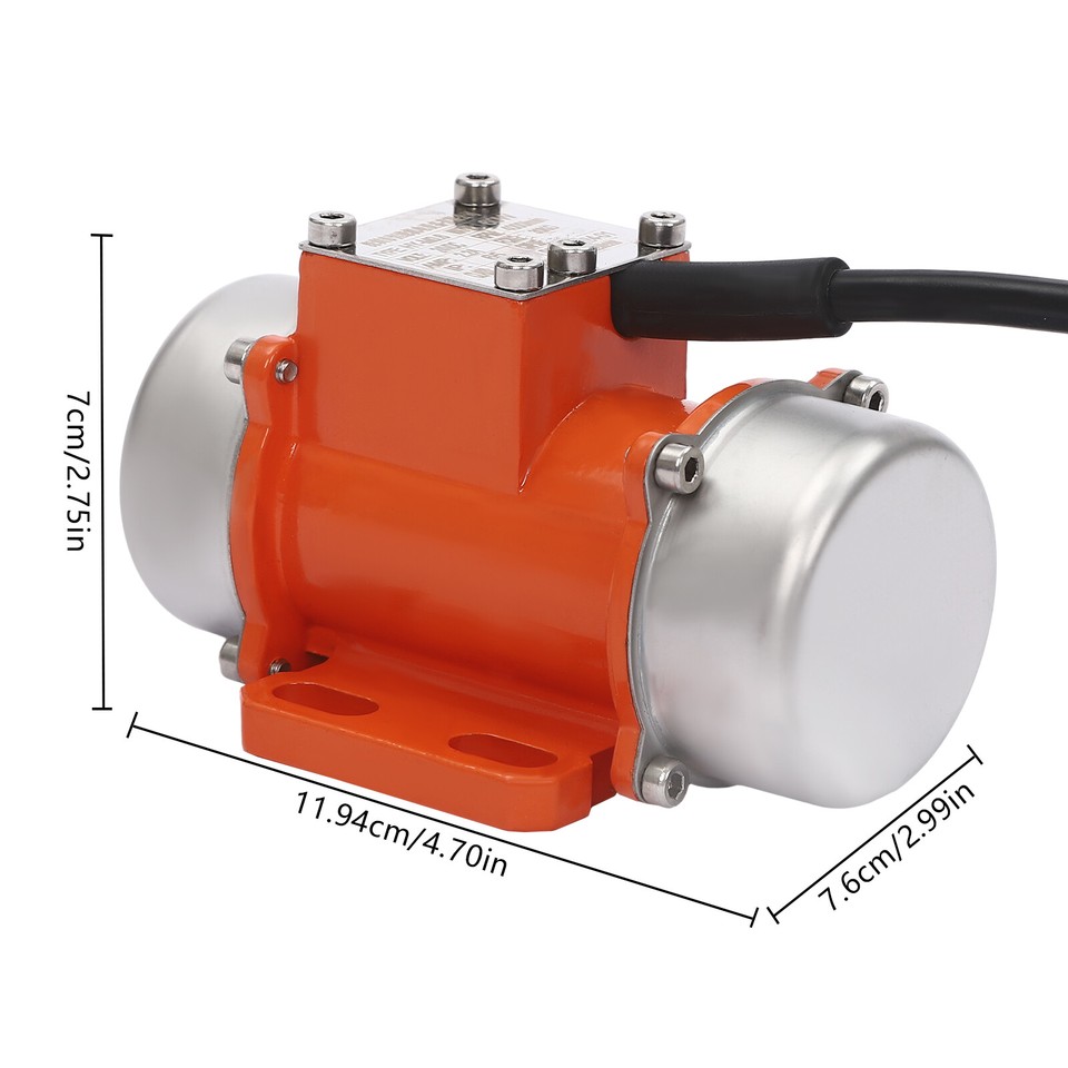 Vibration Motor Vibrating Electric Vibration Motor 60W DC12V +Speed ...