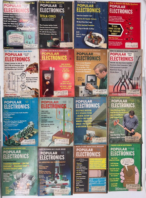 Vintage Popular Electronics Magazines lot of 16 items #1 | eBay