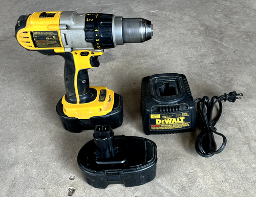 Dewalt DCD950 18V ½” XRP Drill + Charger and 2 Battery packs | eBay