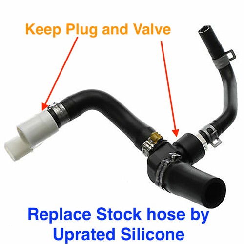 Uprated Subaru PCV Valve Silicone hose 11815AB711 WRX STi TURBO EJ20 ...