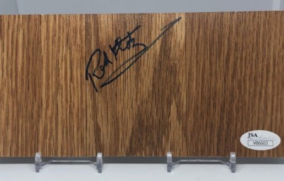 Red Klotz signed Floor Board JSA Washington Generals - Globetrotters d ...