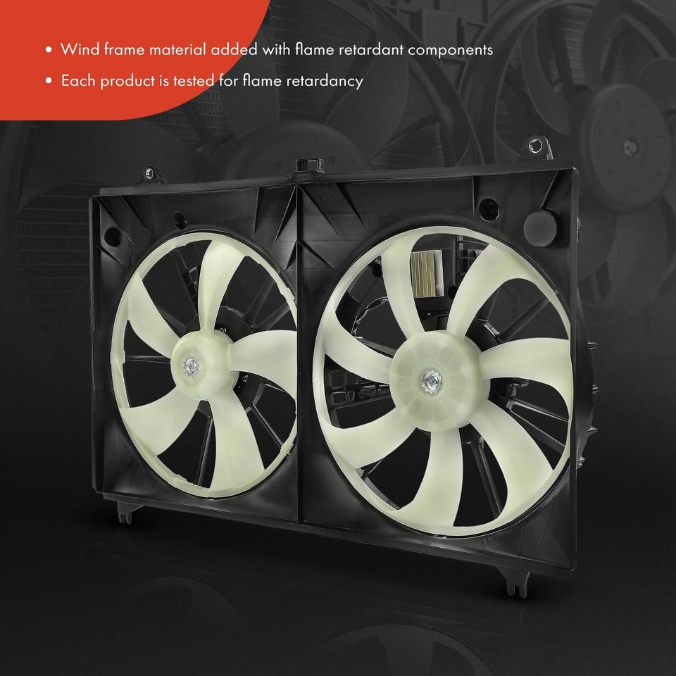 Dual Radiator Fan Assembly With Control Module for Lexus GS350 2013 ...
