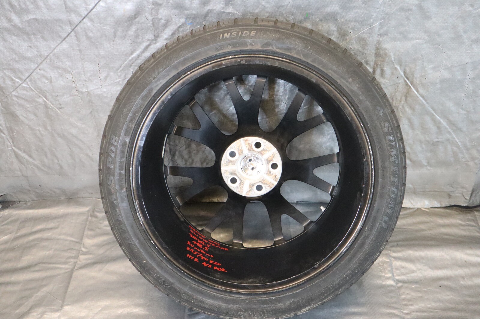 2015-2022 Dodge Charger Challenger SRT Hellcat 20x9.5 +18.5 7-Spoke ...