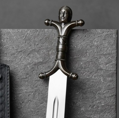 The Maeg Celtic Anthropomorphic Replica Stainless Steel Sword | eBay ...