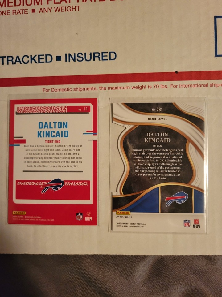 2024 Panini Donruss Dalton Kincaid The Rookies Buffalo Bills | eBay