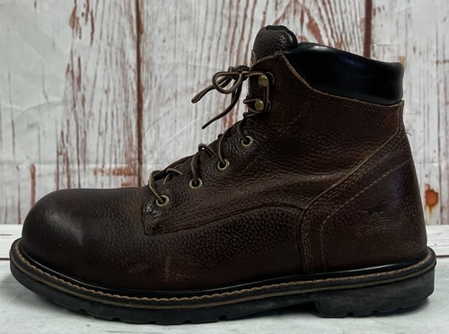 IRISH SETTER 83604 Size 9.5 D Safety Toe 6" Mens Work Boots RETAIL $204 ...