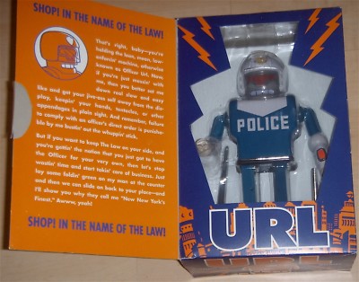 Futurama *****URL Police Robot Action Wind-Up Tin Toy (The Box Some ...
