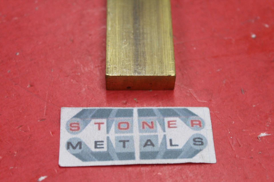 3/8" x 1" C360 BRASS FLAT BAR 10" long Solid Mill Stock H02 Cut New | eBay