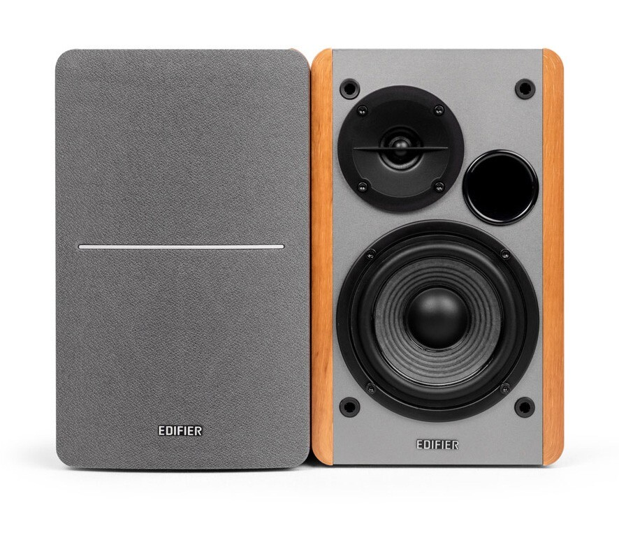 Edifier R1280T Powered Bookshelf Speakers, 2.0 Stereo Active Near Field ...